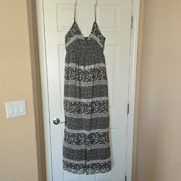 Sheri Martin | Dresses | Sz 2 Sheri Martin Dark Colorful Strappy Maxi ...
